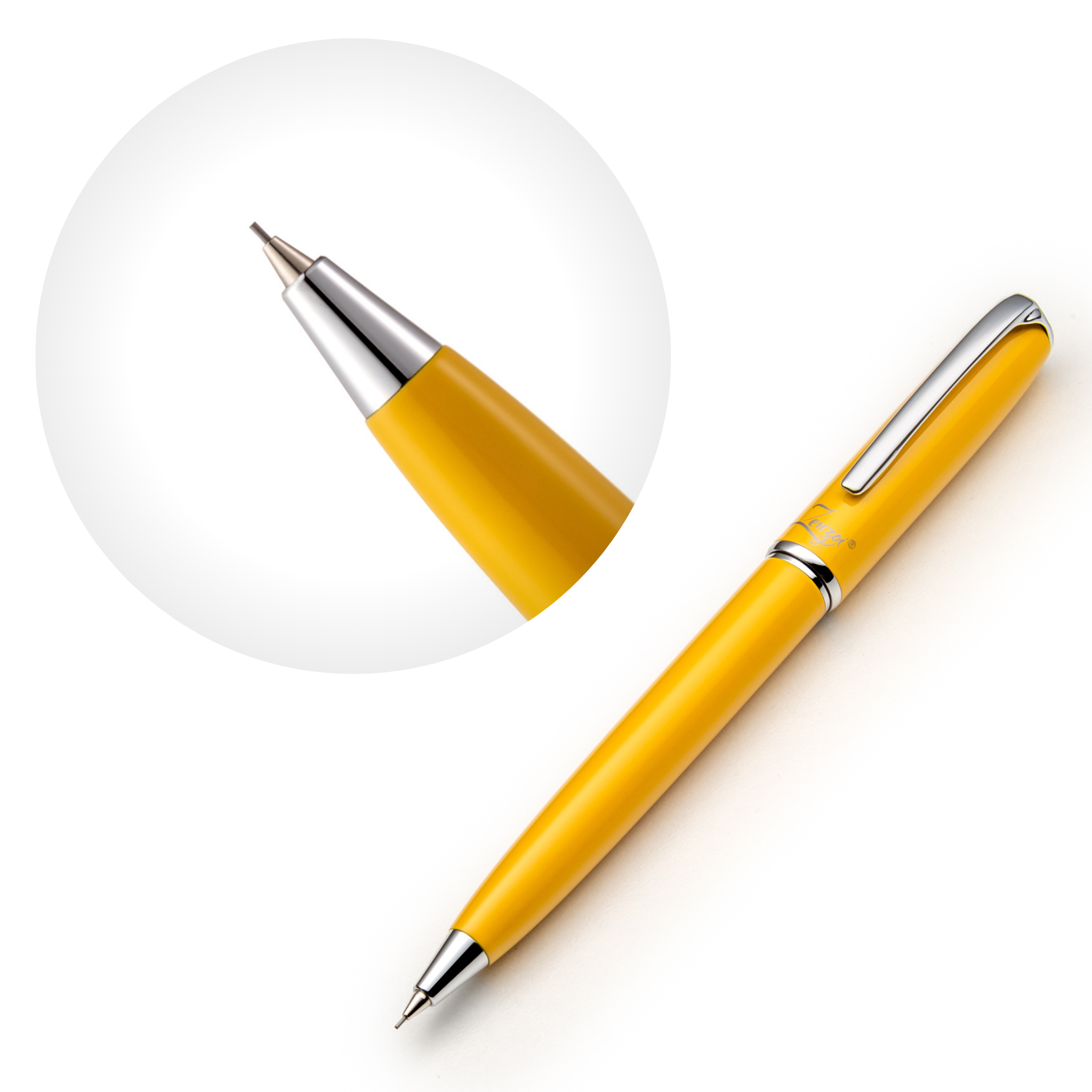 Yellow Mechanical Pencil Set with 0.5 or 0.7mm Lead Schmidt System | ZenZoi