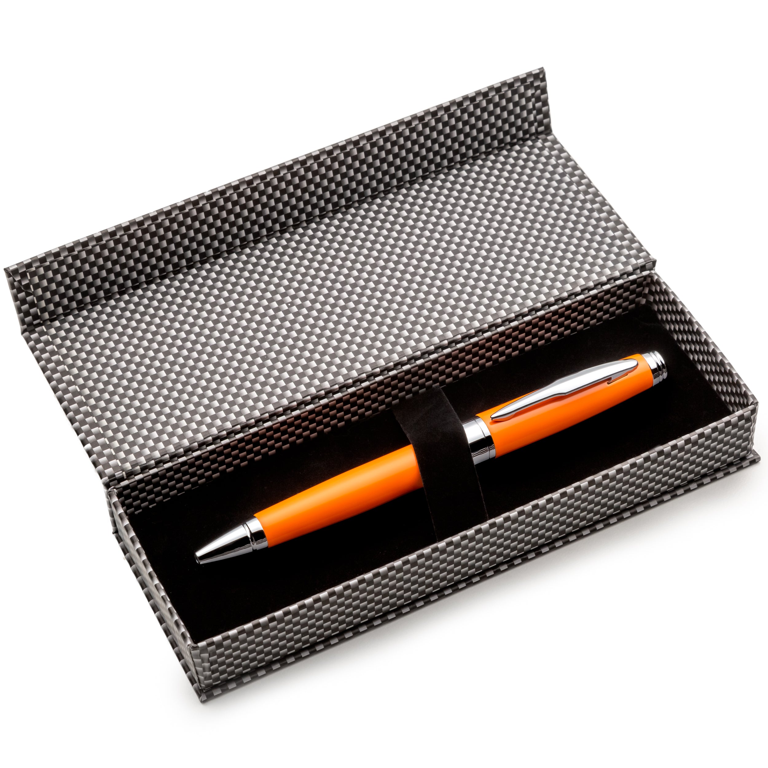 Orange Ballpoint Pen Set with Ink Refills | ZenZoi