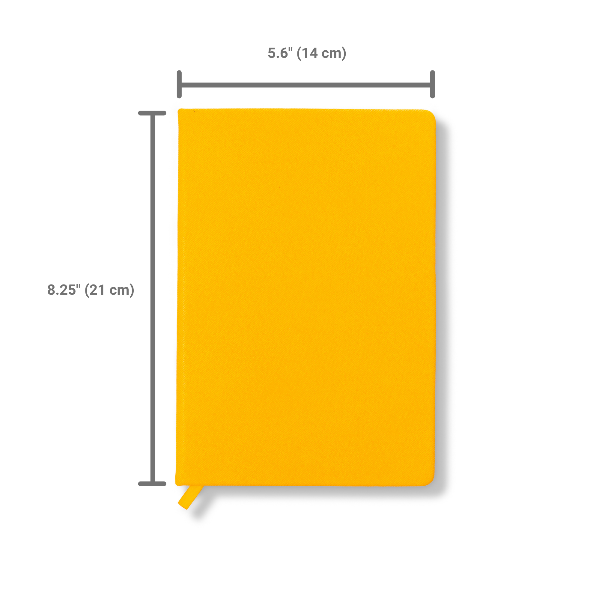 Hardcover Yellow Journal Notebook A5 Size with Gift Box | ZenZoi